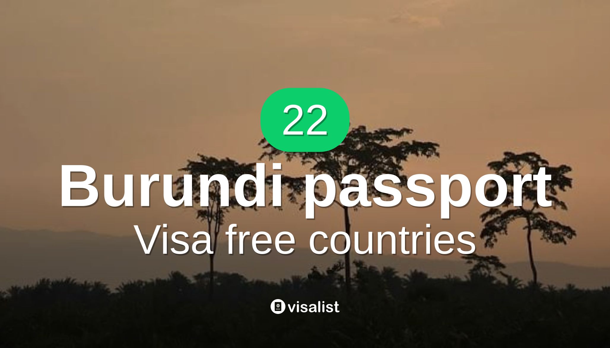 19 visa free countries you can visit with Burundi passport 2025 - Visa List